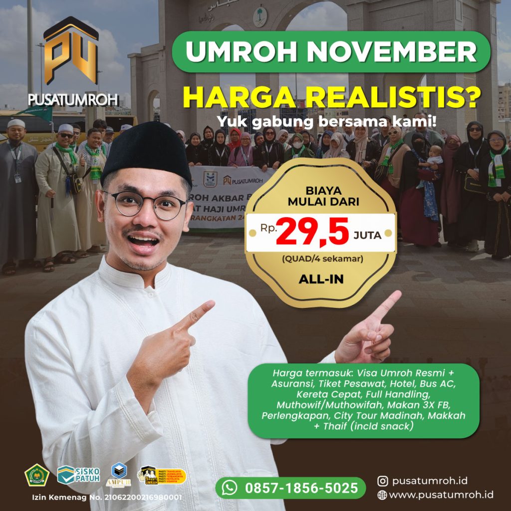 Katalog Umroh 2024-2025 Musim 1446 H Harga Realistis