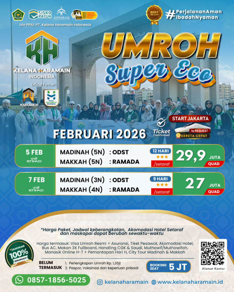 Paket Biaya Umroh 2025 2026 Harga Realistis Terjangkau
